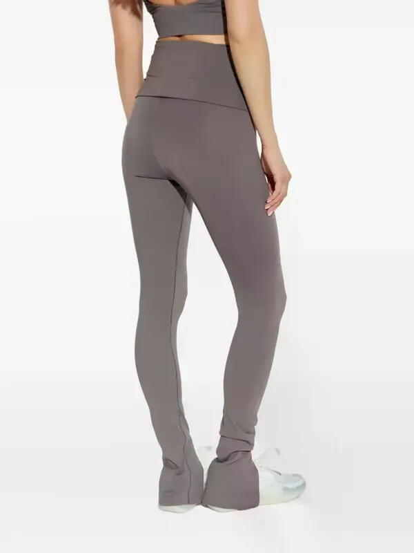 Adidas By Stella McCartney Logo-print Split-hem Leggings