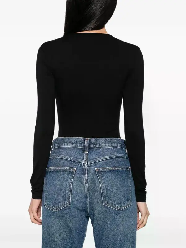 AGOLDE Aura Bodysuit - Black