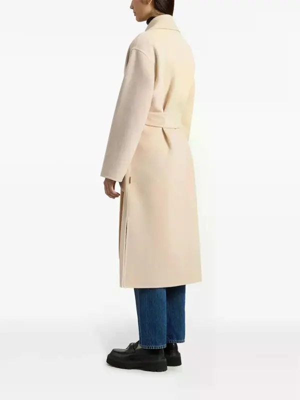 Woolrich Belted Virgin Wool Coat