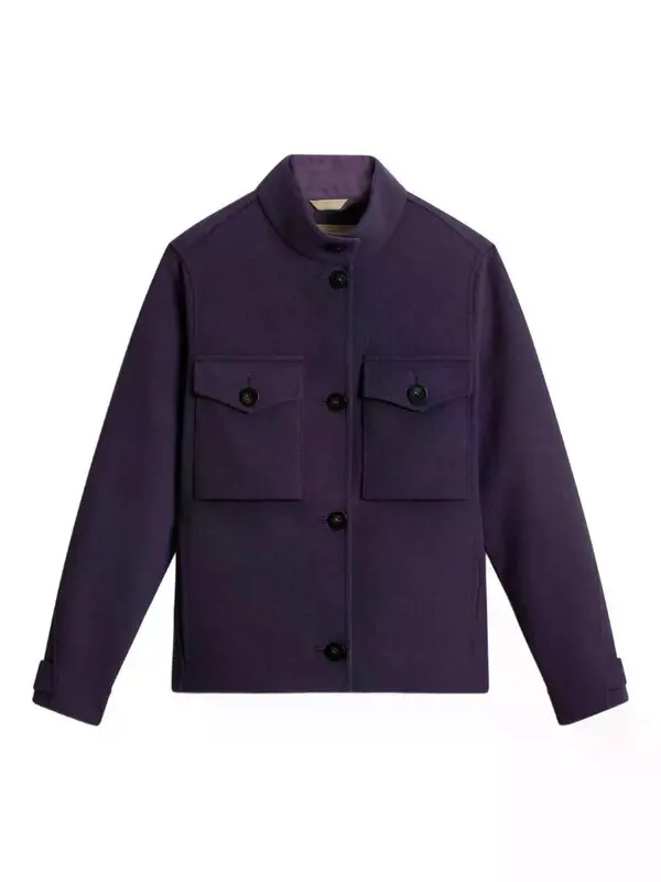 Woolrich Double Flap-pocket Jacket - Purple