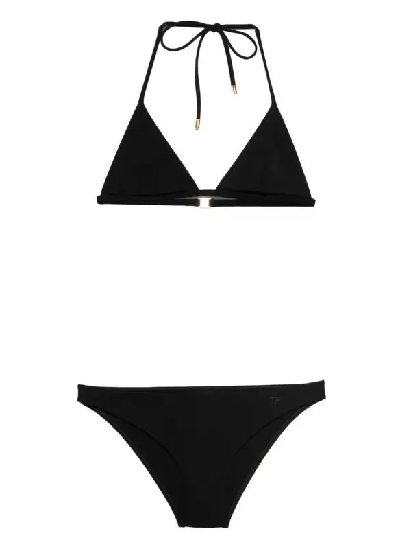 TOM FORD Halterneck Bikini - Black