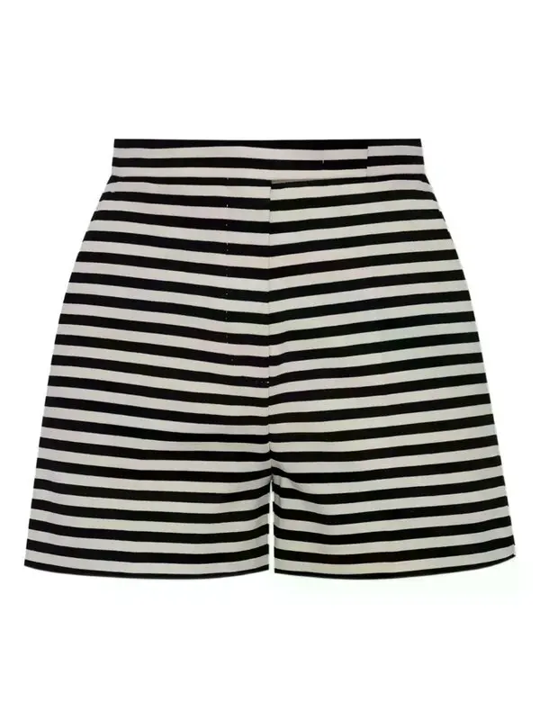 Max Mara Striped High-waisted Shorts
