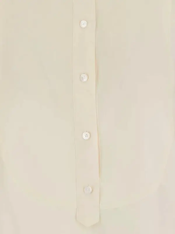 Chloé Mandarin-collar Silk Shirt
