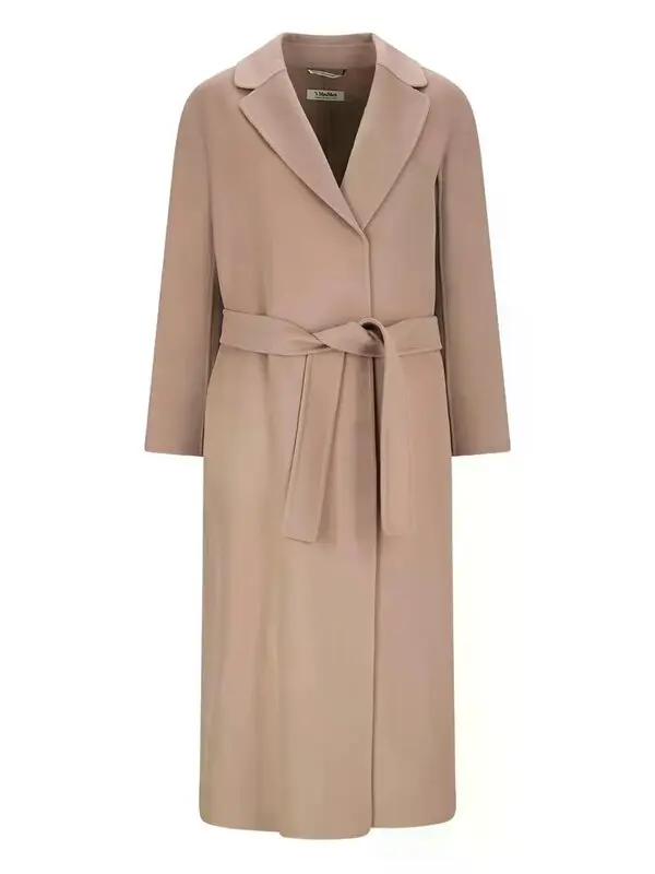 Max Mara Belted Lapels Coat - Neutrals