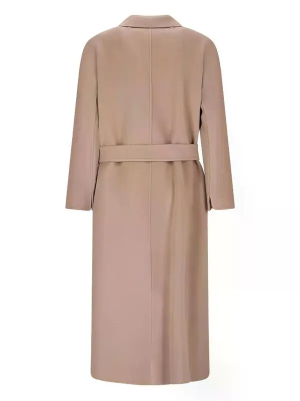 Max Mara Belted Lapels Coat - Neutrals