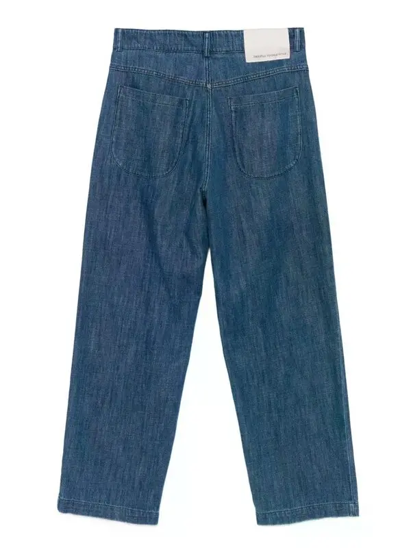 ORIGINAL VINTAGE Side-pocket Trousers - Blue
