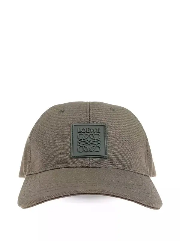 Loewe Logo-patch Baseball Cap - Green