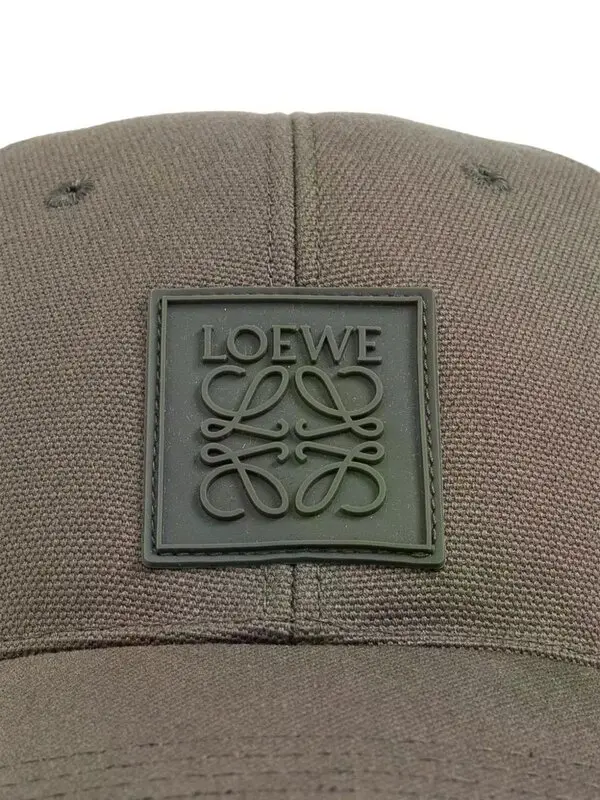 Loewe Logo-patch Baseball Cap - Green