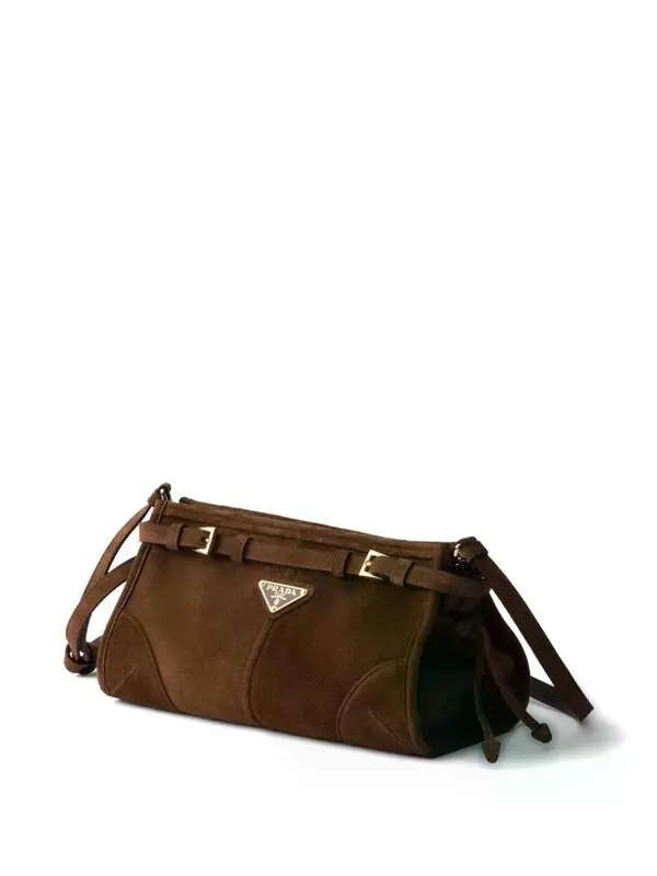 Prada Small Bonnie Shoulder Bag - Brown