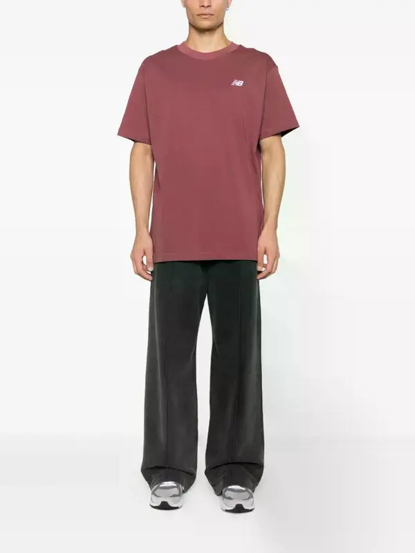 NEW BALANCE Embroidered-logo Cotton T-shirt