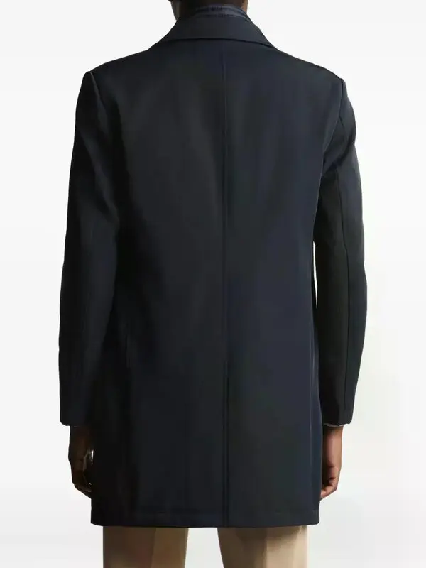 FAY Detachable-gilet Single-breasted Coat - Blue