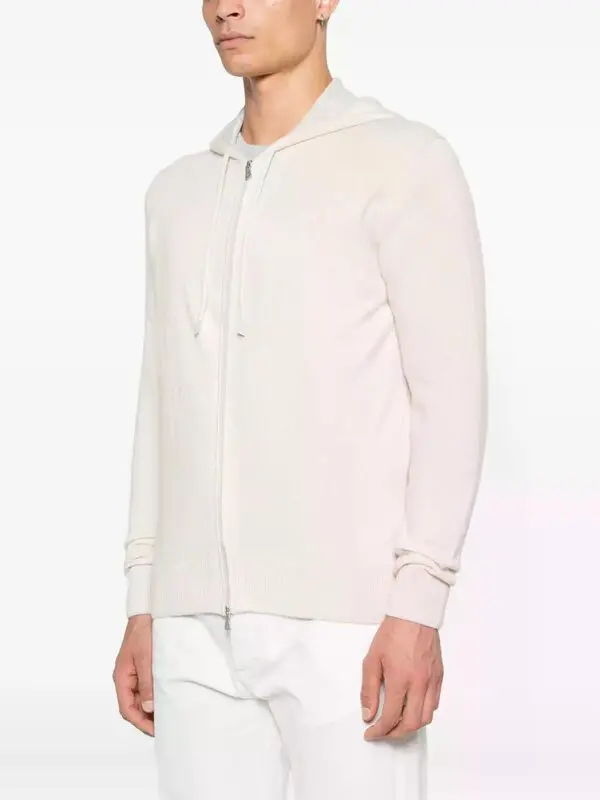 Eleventy Zip-fastening Cardigan - Neutrals