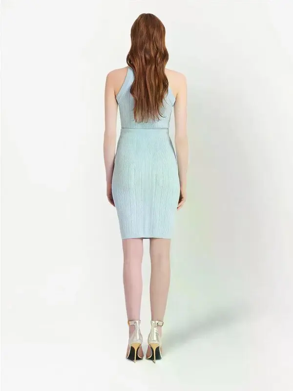 Balmain Knitted Pencil Skirt