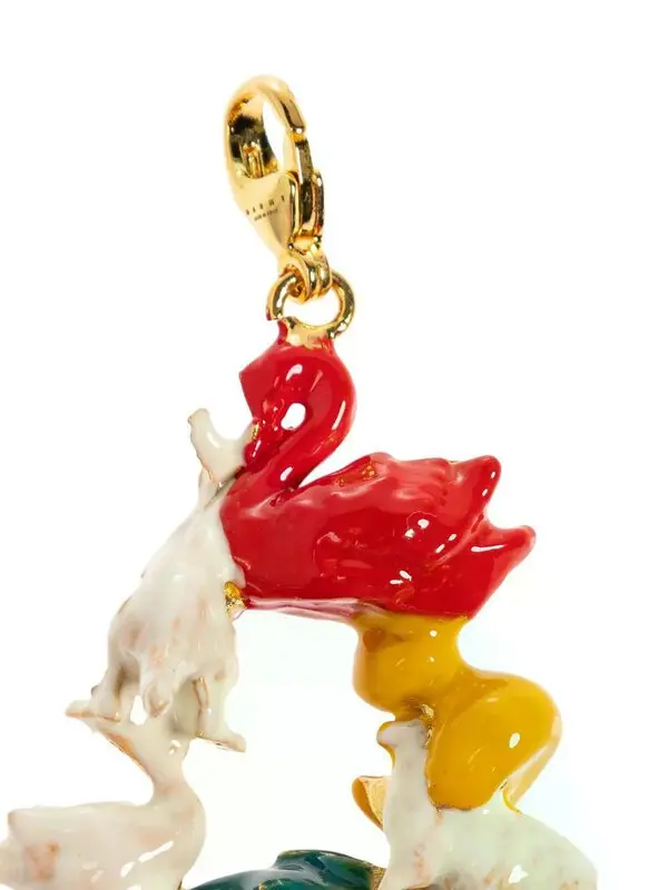 Marni Enamel Duck Pendant