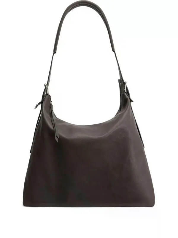 LEMAIRE Belted Hobo Leather Shoulder Bag