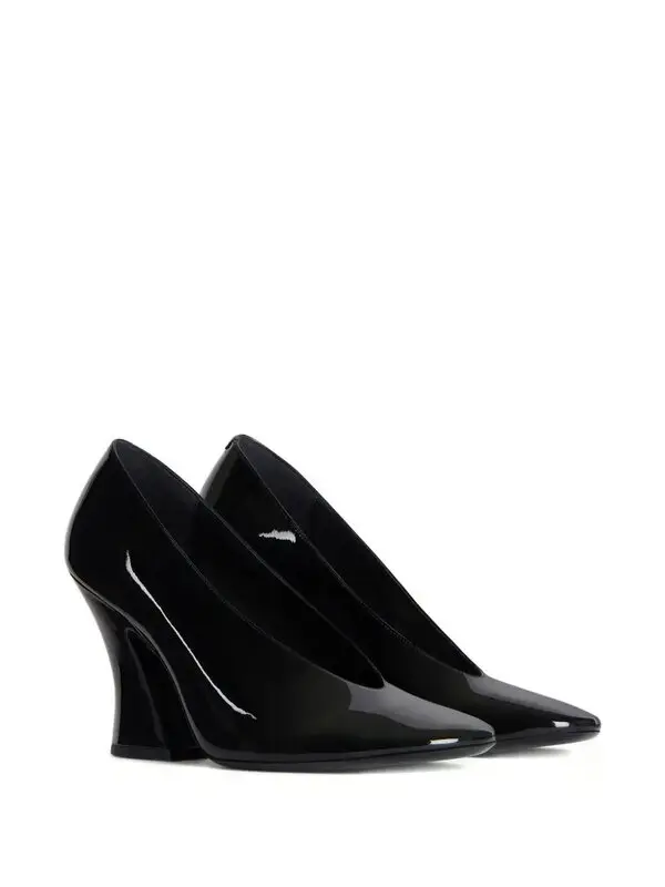 Givenchy 95mm Sculpted Patent Leather Pumps
