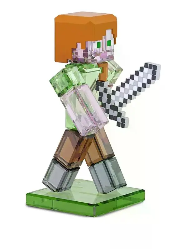 SWAROVSKI X Minecraft Alex Crystal Figurine - Green