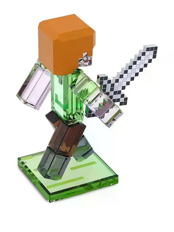 SWAROVSKI X Minecraft Alex Crystal Figurine - Green