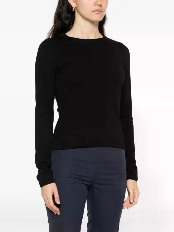 FLORE FLORE Long-sleeve Round-neck Top