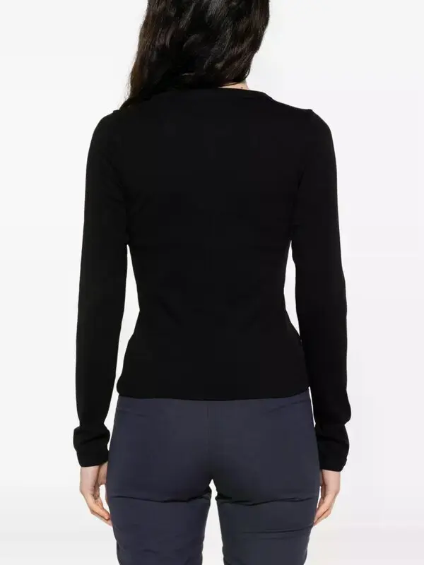 FLORE FLORE Long-sleeve Round-neck Top