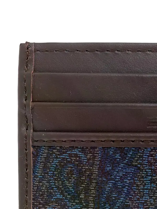 Etro Paisley-pattern Leather Cardholder