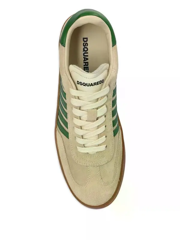 Dsquared2 Boxer Striped Suede Sneakers