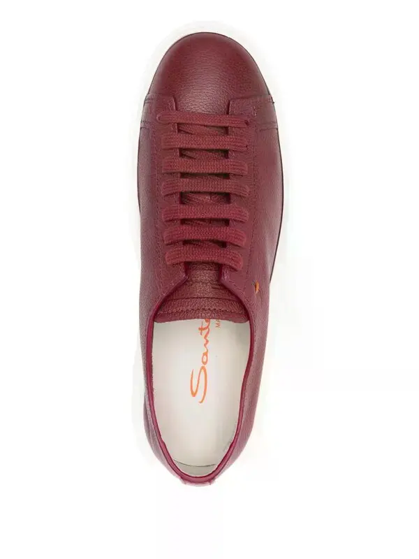 Santoni Lace-up Platform Sneakers