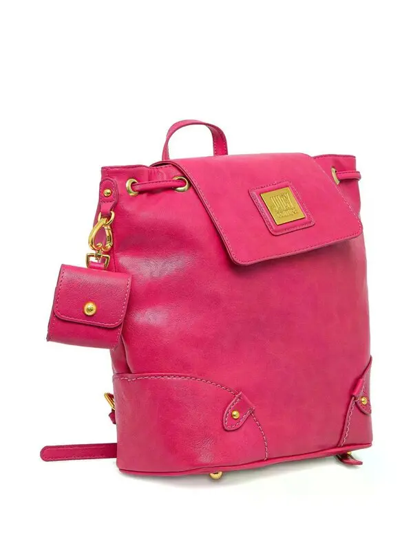 Juicy Couture Drawstring Flap Backpack - Pink