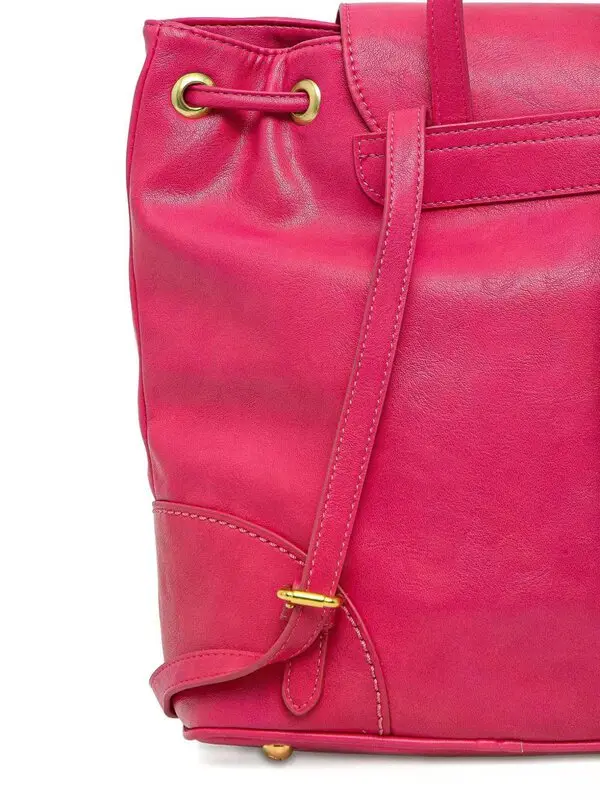 Juicy Couture Drawstring Flap Backpack - Pink