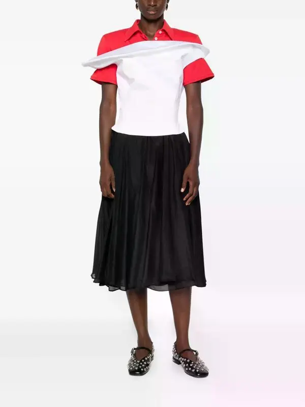 Rochas A-line Midi Skirt