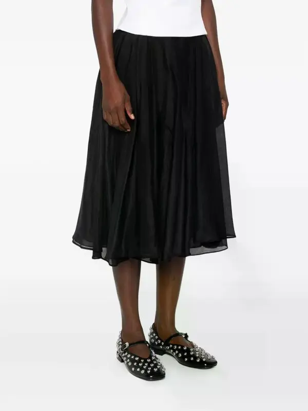 Rochas A-line Midi Skirt