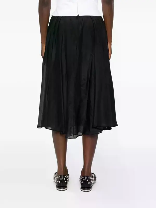 Rochas A-line Midi Skirt
