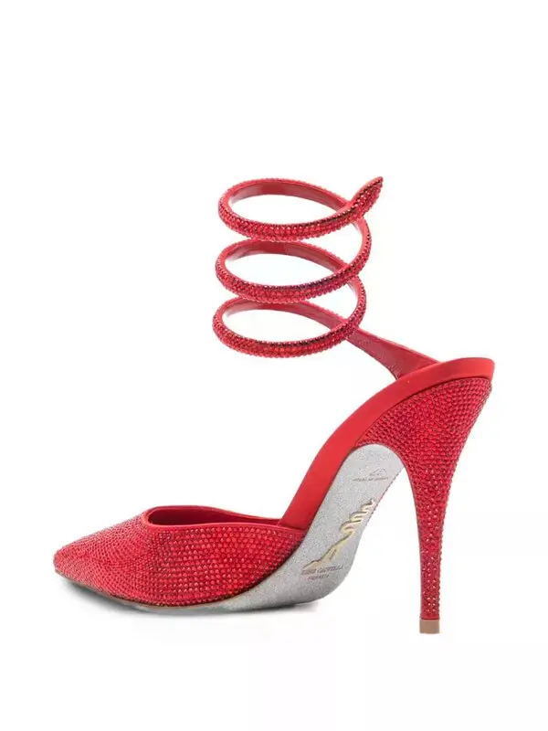 Rene Caovilla 100mm Cleo Crystal-embellished Pumps