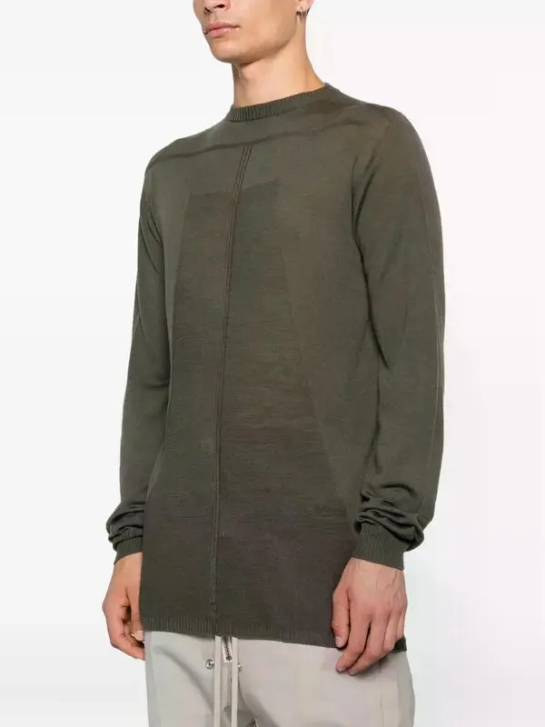 Rick Owens Panelled Wool Jumper