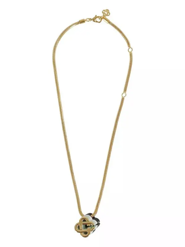 Casablanca Logo-pendant Necklace - Gold