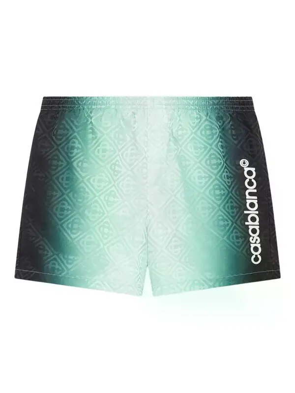Casablanca Monogram Swim Shorts - Green