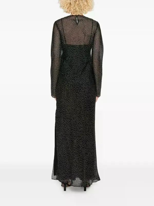 SIR. Lisander Polka-dot Dress