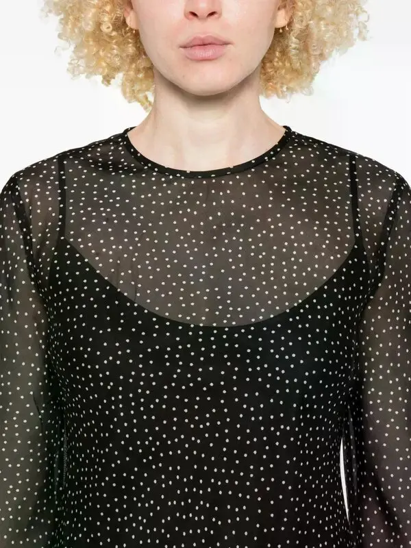 SIR. Lisander Polka-dot Dress