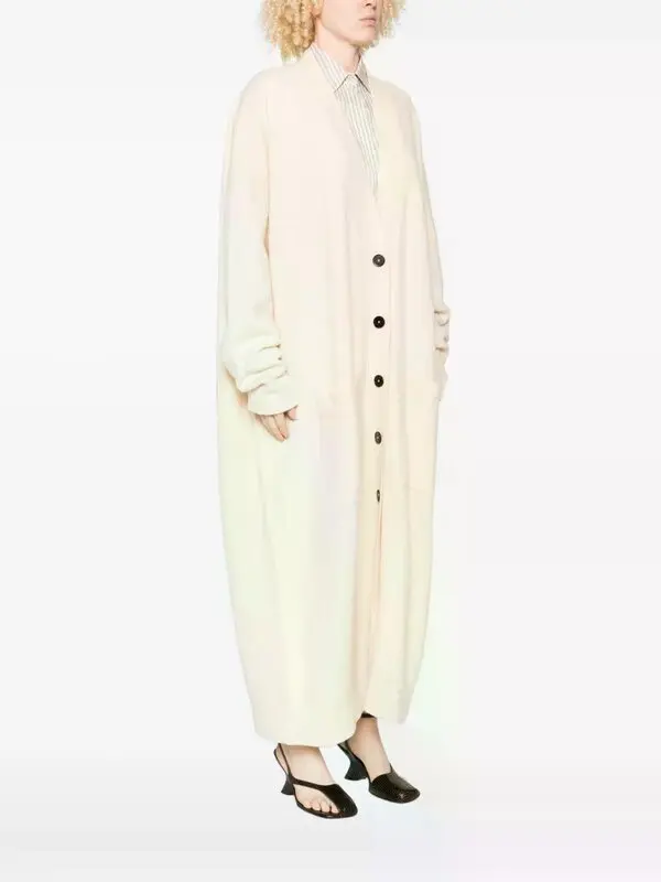 JIL SANDER Button-front Wool Coat