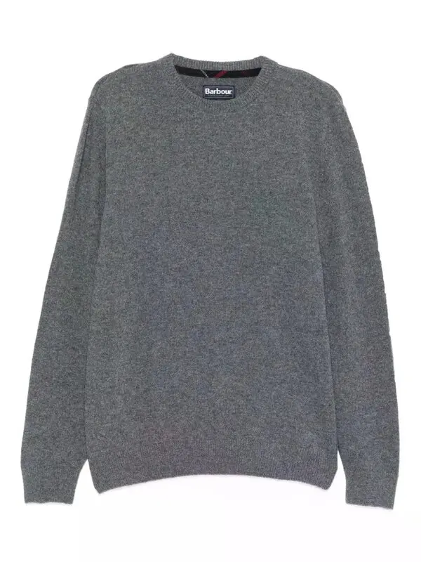 Barbour Crew Neck Wool Sweater - Grey