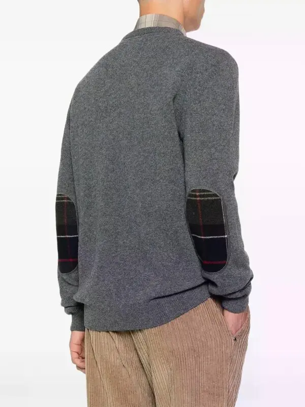 Barbour Crew Neck Wool Sweater - Grey