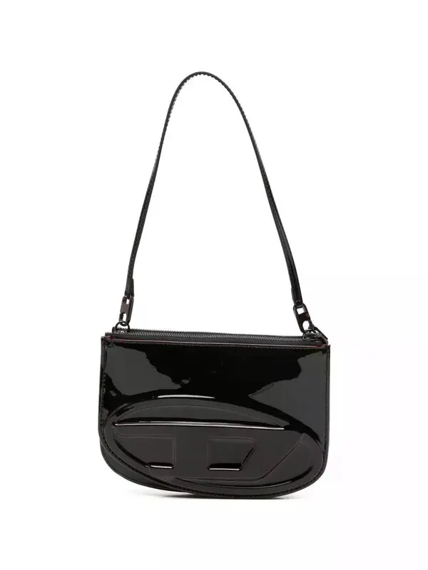 DIESEL® 1dr Twin Patent-leather Shoulder Bag - Red