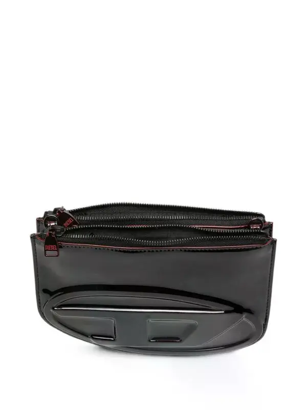 DIESEL® 1dr Twin Patent-leather Shoulder Bag - Red