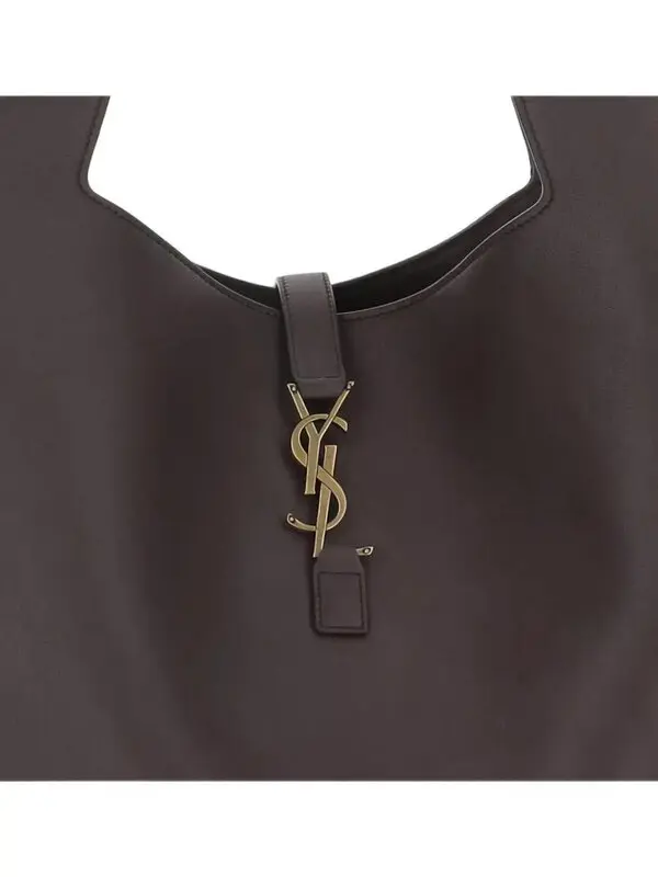 Saint Laurent Logo-plaque Leather Shoulder Bag