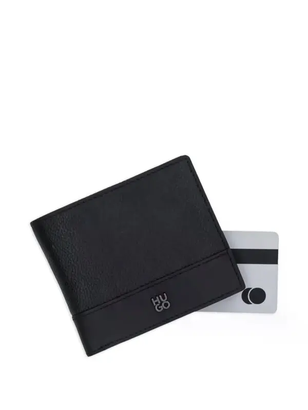 Hugo Logo-plaque Leather Wallet