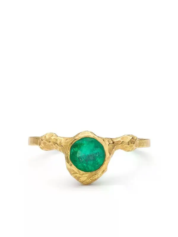ELHANATI 18kt Yellow Evie Emerald Ring - Gold