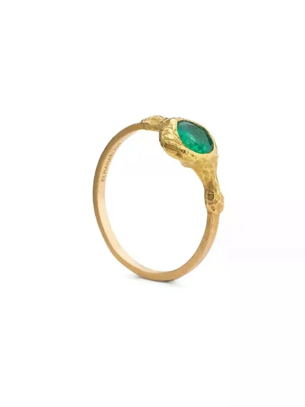 ELHANATI 18kt Yellow Evie Emerald Ring