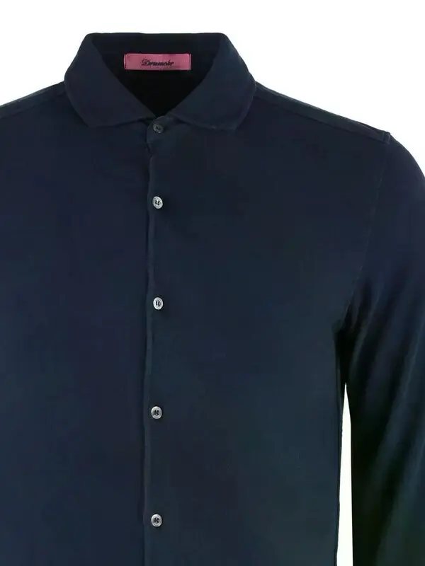 DRUMOHR Rounded-hem Piqué Shirt