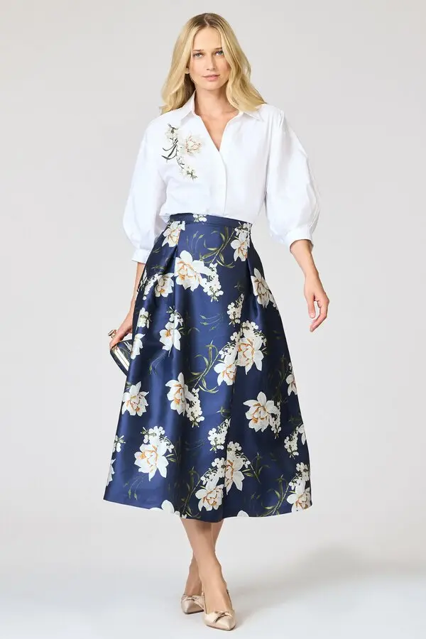 Sachin & Babi Tippy Floral-printed Skirt