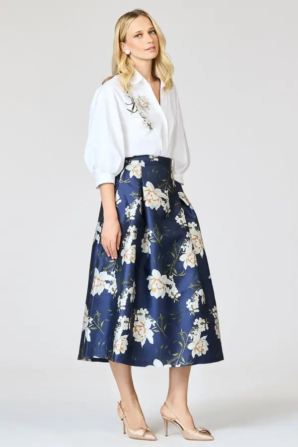 Sachin & Babi Tippy Floral-printed Skirt